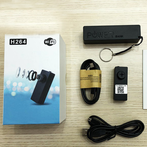 Camera mini wifi dạng cúc áo Full HD 1080p Xem trực tuyến quá Wifi 4G.